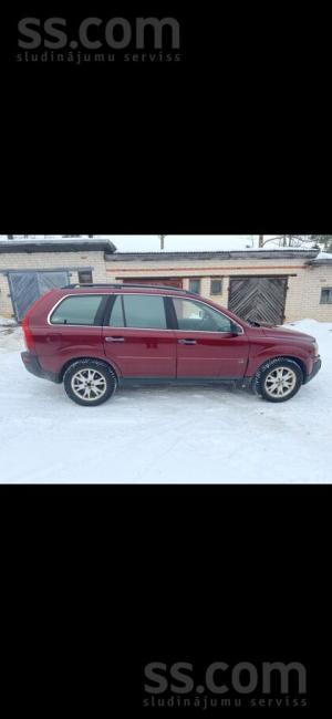 Красный Вольво ХС90 2003 в Мадона, объемом двигателя 2.90 л и пробегом 443 тыс. км за 1300 €, фото 4 на AUTOMOTO.COM.LV