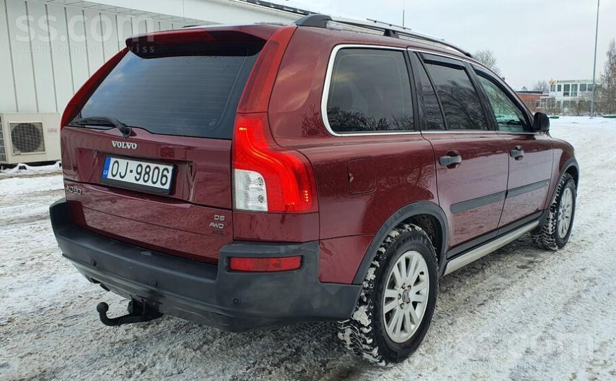 Sarkans Volvo XC90 2005 Rīga, ar dzinēja tilpumu 2.40 L un nobraukumu 271 tūkst. km par 4995 €, foto 6 vietnē AUTOMOTO.COM.LV