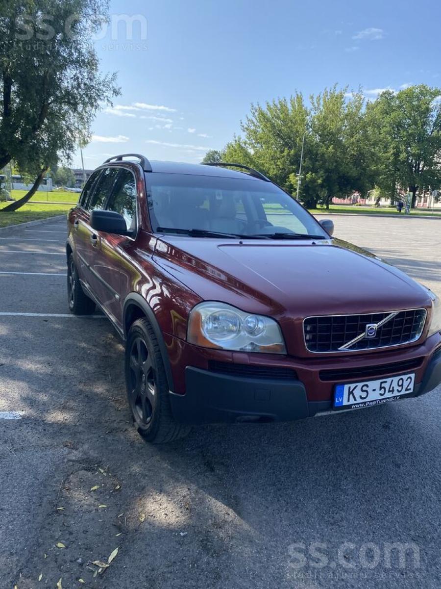 Sarkans Volvo XC90 2006 Rīga, ar dzinēja tilpumu 2.40 L un nobraukumu 345 tūkst. km par 5250 €, foto 1 vietnē AUTOMOTO.COM.LV