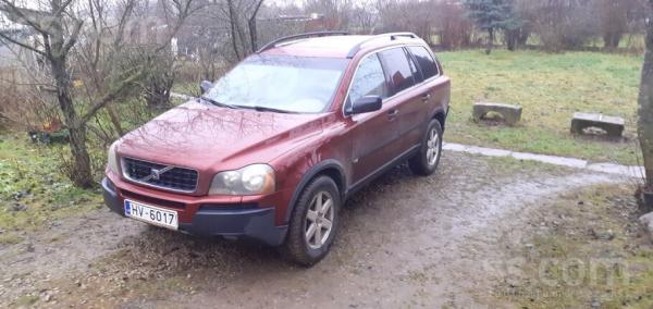 Red Volvo XC90 2006 in Jekabpils, with an engine capacity of 2.50 L and mileage of 346 thousand km for 3700 €, photo 1 on AUTOMOTO.COM.LV
