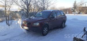 Sarkans Volvo XC90 2006 Jēkabpils, ar dzinēja tilpumu 2.50 L un nobraukumu 336 tūkst. km par 2300 €, foto  vietnē AUTOMOTO.COM.LV