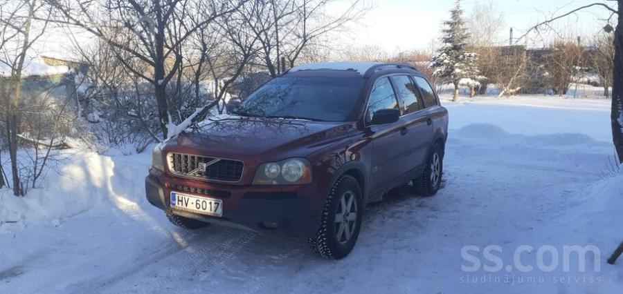 Sarkans Volvo XC90 2006 Jēkabpils, ar dzinēja tilpumu 2.50 L un nobraukumu 336 tūkst. km par 2300 €, foto 2 vietnē AUTOMOTO.COM.LV