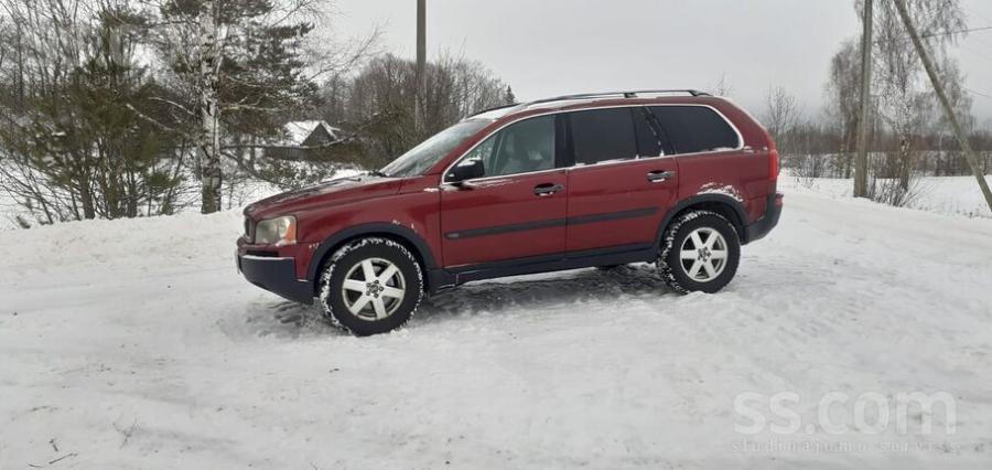 Sarkans Volvo XC90 2006 Jēkabpils, ar dzinēja tilpumu 2.50 L un nobraukumu 336 tūkst. km par 2300 €, foto 6 vietnē AUTOMOTO.COM.LV