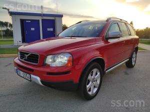 Красный Вольво ХС90 2007 в Рига, объемом двигателя 2.40 л и пробегом 352 тыс. км за 6700 €, фото  на AUTOMOTO.COM.LV