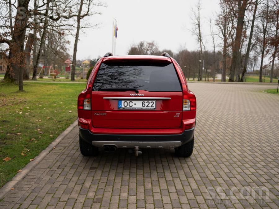 Sarkans Volvo XC90 2007 Kuldīga, ar dzinēja tilpumu 2.40 L un nobraukumu 337 tūkst. km par 6700 €, foto 14 vietnē AUTOMOTO.COM.LV