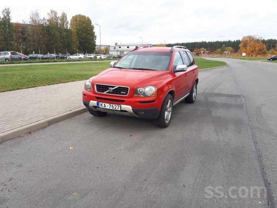 Sarkans Volvo XC90 2008 Rīga, ar dzinēja tilpumu 2.40 L un nobraukumu 303 tūkst. km par 6000 €, foto 2 vietnē AUTOMOTO.COM.LV