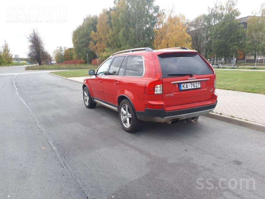 Sarkans Volvo XC90 2008 Rīga, ar dzinēja tilpumu 2.40 L un nobraukumu 303 tūkst. km par 6000 €, foto 4 vietnē AUTOMOTO.COM.LV