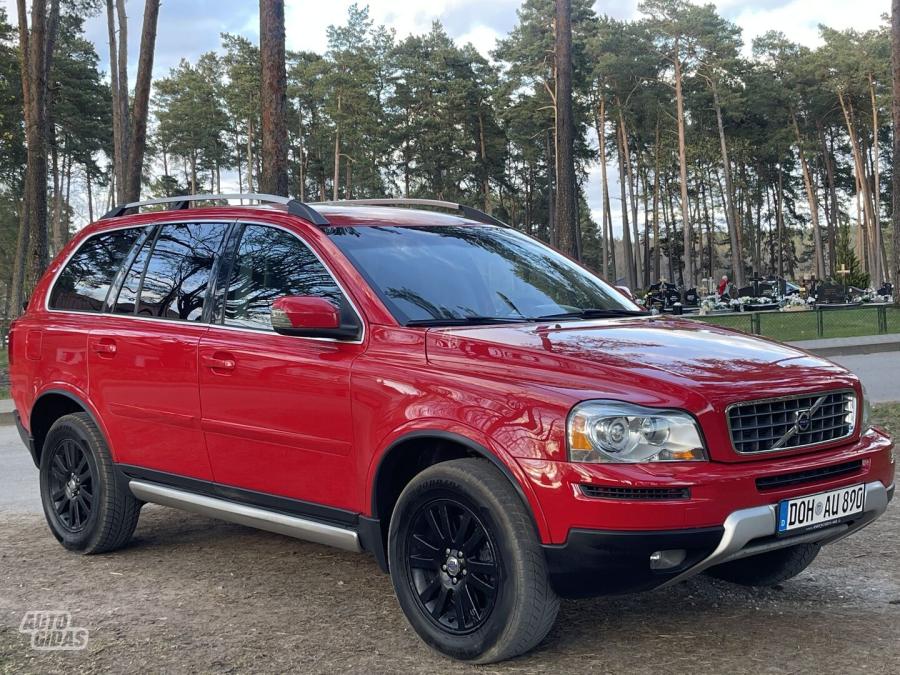 Red Volvo XC90 2008 in Vilnius, with an engine capacity of 2.40 L and mileage of 303 thousand km for 5650 €, photo 1 on AUTOMOTO.COM.LV