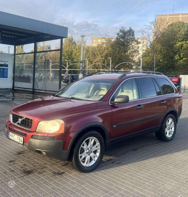 Sarkans Volvo XC90 2008 Viļņa, ar dzinēja tilpumu 2.92 L un nobraukumu 211 tūkst. km par 1450 €, foto 1 vietnē AUTOMOTO.COM.LV
