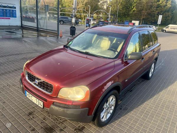 Sarkans Volvo XC90 2008 Viļņa, ar dzinēja tilpumu 2.92 L un nobraukumu 211 tūkst. km par 1450 €, foto 3 vietnē AUTOMOTO.COM.LV