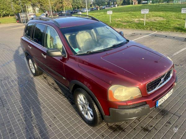 Sarkans Volvo XC90 2008 Viļņa, ar dzinēja tilpumu 2.92 L un nobraukumu 211 tūkst. km par 1450 €, foto 4 vietnē AUTOMOTO.COM.LV