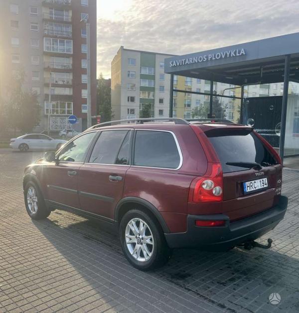 Sarkans Volvo XC90 2008 Viļņa, ar dzinēja tilpumu 2.92 L un nobraukumu 211 tūkst. km par 1450 €, foto 6 vietnē AUTOMOTO.COM.LV