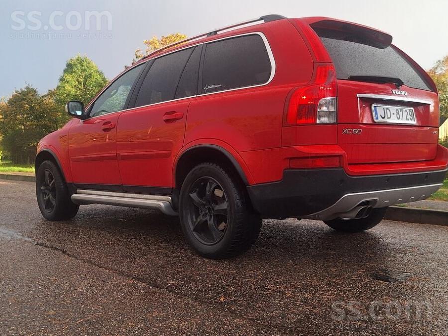 Sarkans Volvo XC90 2008 Ventspils, ar dzinēja tilpumu 2.40 L un nobraukumu 388 tūkst. km par 5000 €, foto 4 vietnē AUTOMOTO.COM.LV