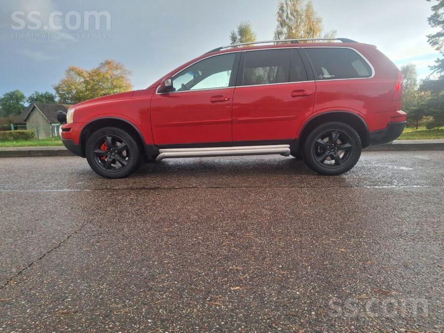 Sarkans Volvo XC90 2008 Ventspils, ar dzinēja tilpumu 2.40 L un nobraukumu 388 tūkst. km par 5000 €, foto 7 vietnē AUTOMOTO.COM.LV