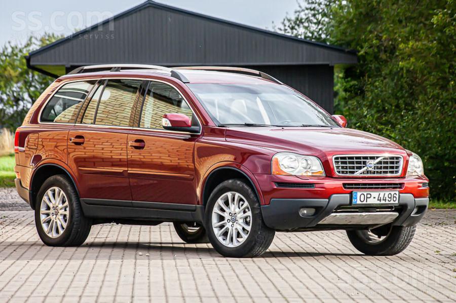 Красный Вольво ХС90 2009 в Тукумс, объемом двигателя 2.40 л и пробегом 0 тыс. км за 7400 €, фото 5 на AUTOMOTO.COM.LV