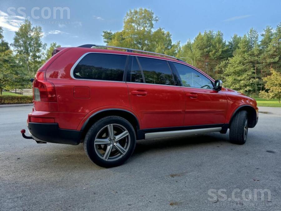 Red Volvo XC90 2009 in Jurmala, with an engine capacity of 2.40 L and mileage of 352 thousand km for 5400 €, photo 6 on AUTOMOTO.COM.LV