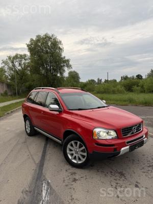 Sarkans Volvo XC90 2010 Jelgava, ar dzinēja tilpumu 2.40 L un nobraukumu 233 tūkst. km par 7500 €, foto  vietnē AUTOMOTO.COM.LV