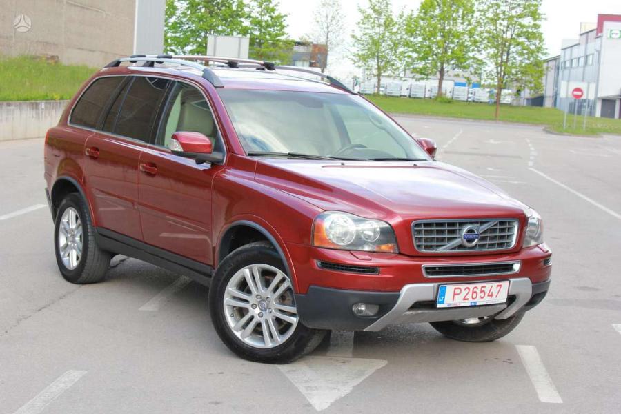 Sarkans Volvo XC90 2011 Šauļi, ar dzinēja tilpumu 3.19 L un nobraukumu 290 tūkst. km par 6600 €, foto 3 vietnē AUTOMOTO.COM.LV