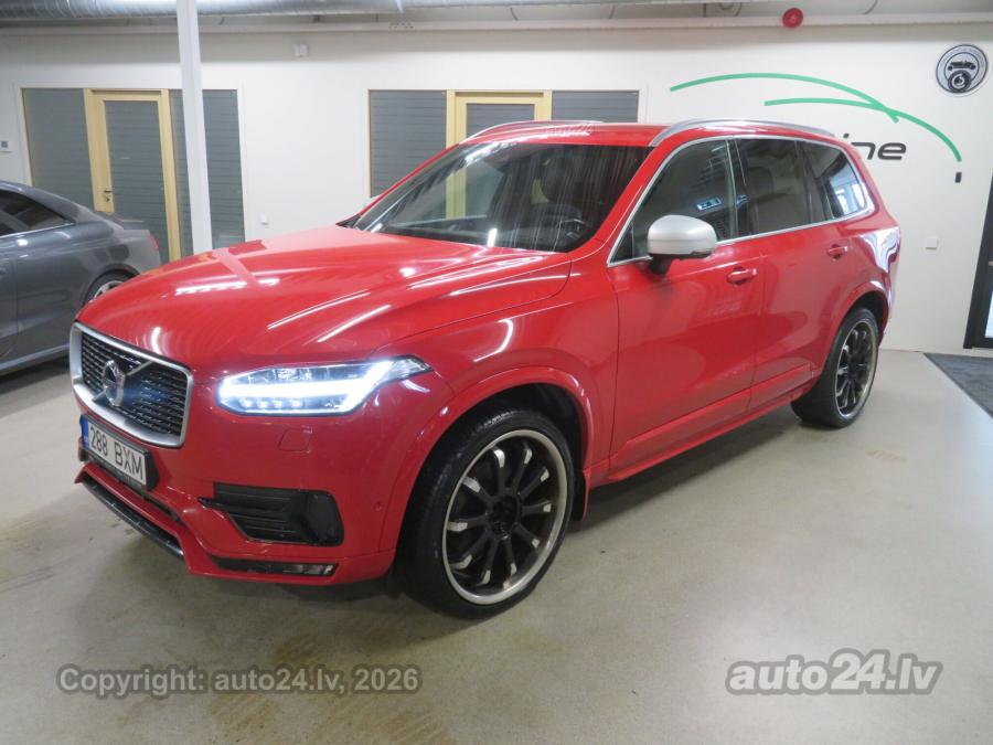 Sarkans Volvo XC90 2015 Tallina, ar dzinēja tilpumu 2.00 L un nobraukumu 213 tūkst. km par 15200 €, foto 1 vietnē AUTOMOTO.COM.LV