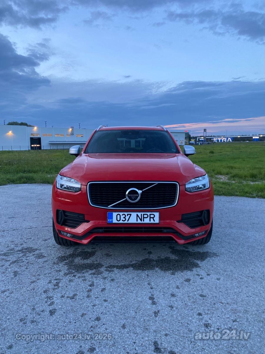 Red Volvo XC90 2015 in Tallinn, with an engine capacity of 2.00 L and mileage of 219 thousand km for 22000 €, photo 4 on AUTOMOTO.COM.LV