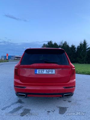 Red Volvo XC90 2015 in Tallinn, with an engine capacity of 2.00 L and mileage of 219 thousand km for 22000 €, photo 5 on AUTOMOTO.COM.LV