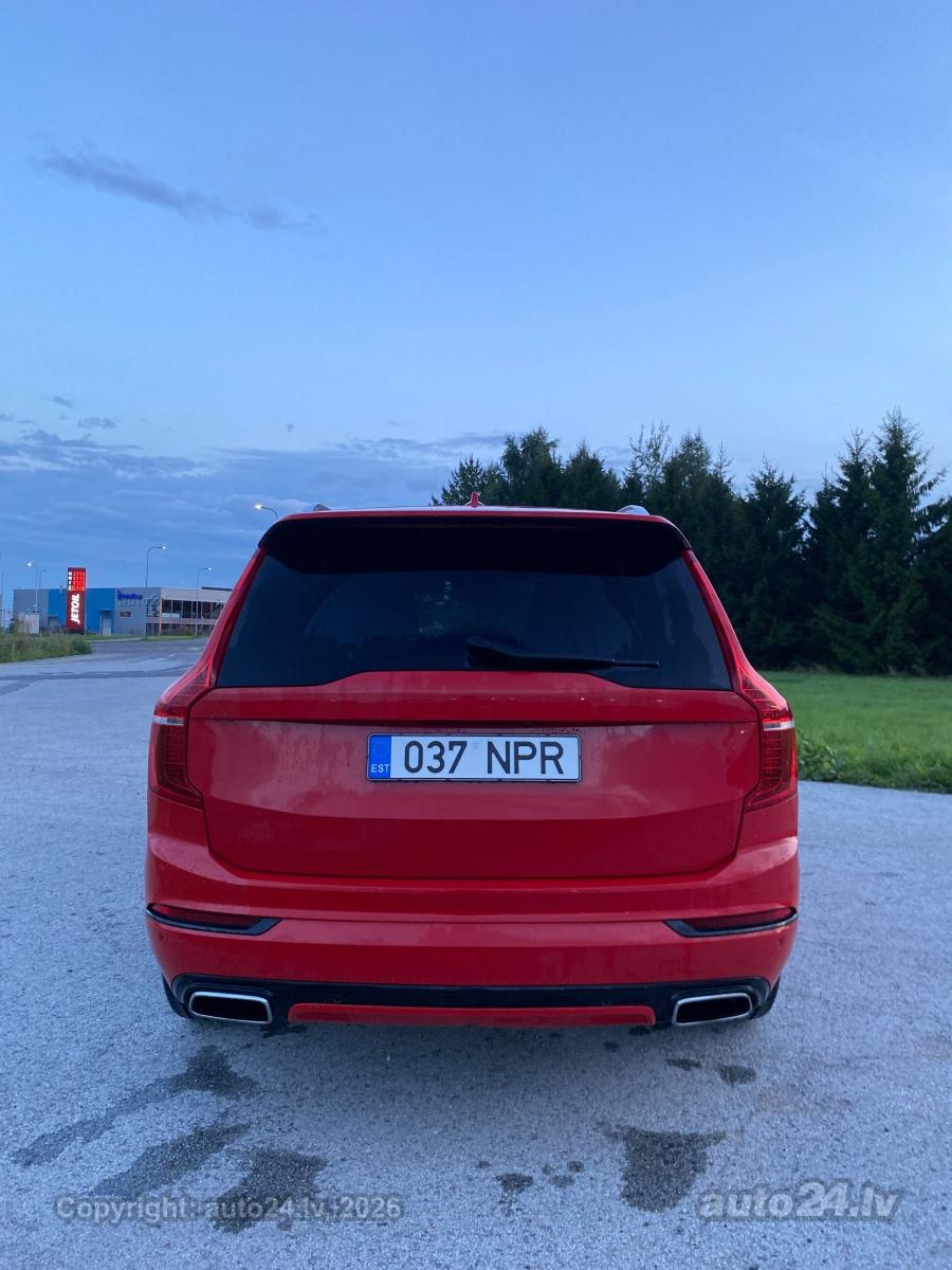 Red Volvo XC90 2015 in Tallinn, with an engine capacity of 2.00 L and mileage of 219 thousand km for 22000 €, photo 5 on AUTOMOTO.COM.LV