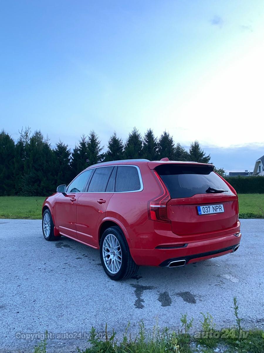 Red Volvo XC90 2015 in Tallinn, with an engine capacity of 2.00 L and mileage of 219 thousand km for 22000 €, photo 6 on AUTOMOTO.COM.LV