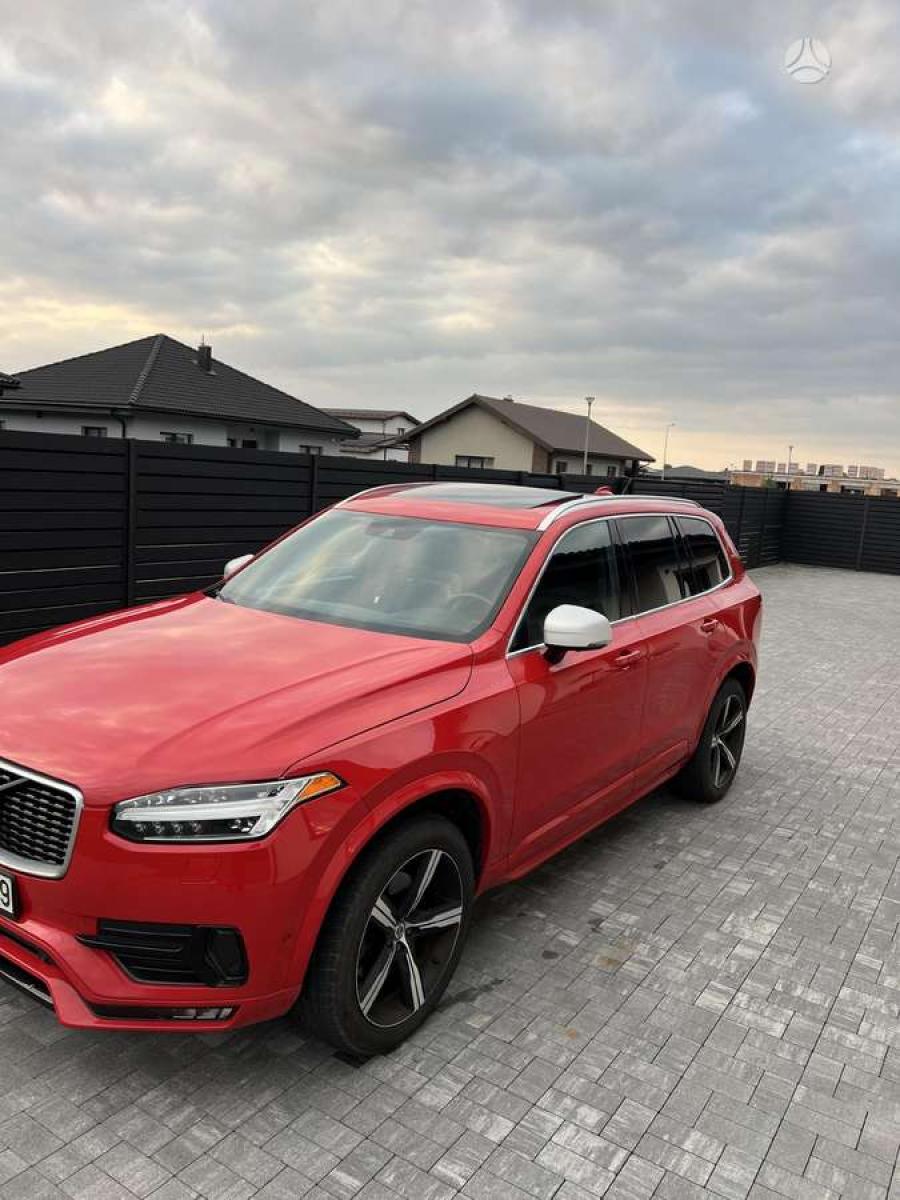 Sarkans Volvo XC90 2016 Klaipėda, ar dzinēja tilpumu 1.97 L un nobraukumu 203 tūkst. km par 19990 €, foto 1 vietnē AUTOMOTO.COM.LV
