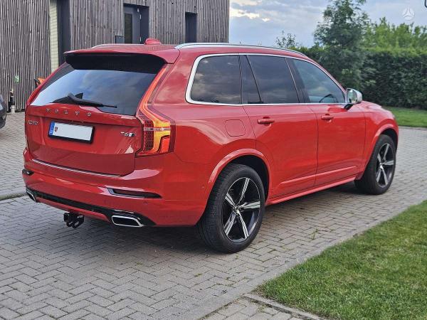 Red Volvo XC90 2016 in Vilnius, with an engine capacity of 1.97 L and mileage of 240 thousand km for 16500 €, photo 3 on AUTOMOTO.COM.LV