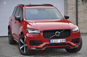 Sarkans Volvo XC90 2017 Viļņa, ar dzinēja tilpumu 1.97 L un nobraukumu 143 tūkst. km par 27000 €, foto  vietnē AUTOMOTO.COM.LV