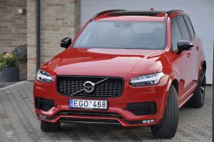Red Volvo XC90 2017 in Vilnius, with an engine capacity of 1.97 L and mileage of 143 thousand km for 27000 €, photo 3 on AUTOMOTO.COM.LV