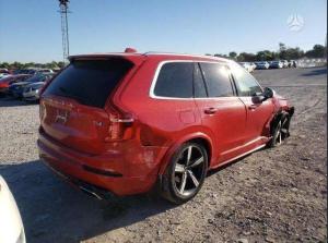 Red Volvo XC90 2017 in Vilnius, with an engine capacity of 1.97 L and mileage of 143 thousand km for 27000 €, photo 17 on AUTOMOTO.COM.LV