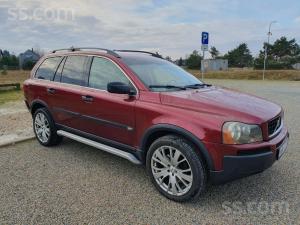 Sarkans Volvo XC90 2005 Liepāja, ar dzinēja tilpumu 2.40 L un nobraukumu 410 tūkst. km par 3900 €, foto 3 vietnē AUTOMOTO.COM.LV