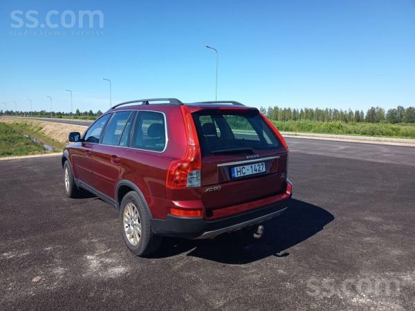 Sarkans Volvo XC90 2008 Jelgava, ar dzinēja tilpumu 2.40 L un nobraukumu 220 tūkst. km par 7600 €, foto 3 vietnē AUTOMOTO.COM.LV
