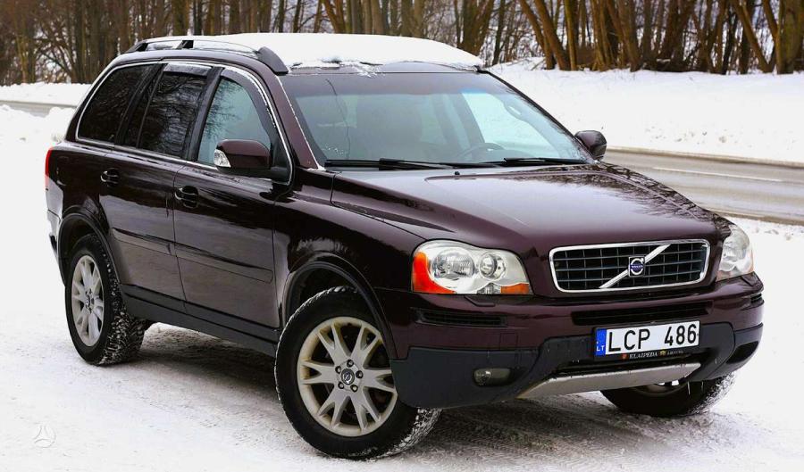 Violet Volvo XC90 2006 in Kretinga, with an engine capacity of 2.40 L and mileage of 307 thousand km for 6299 €, photo 4 on AUTOMOTO.COM.LV