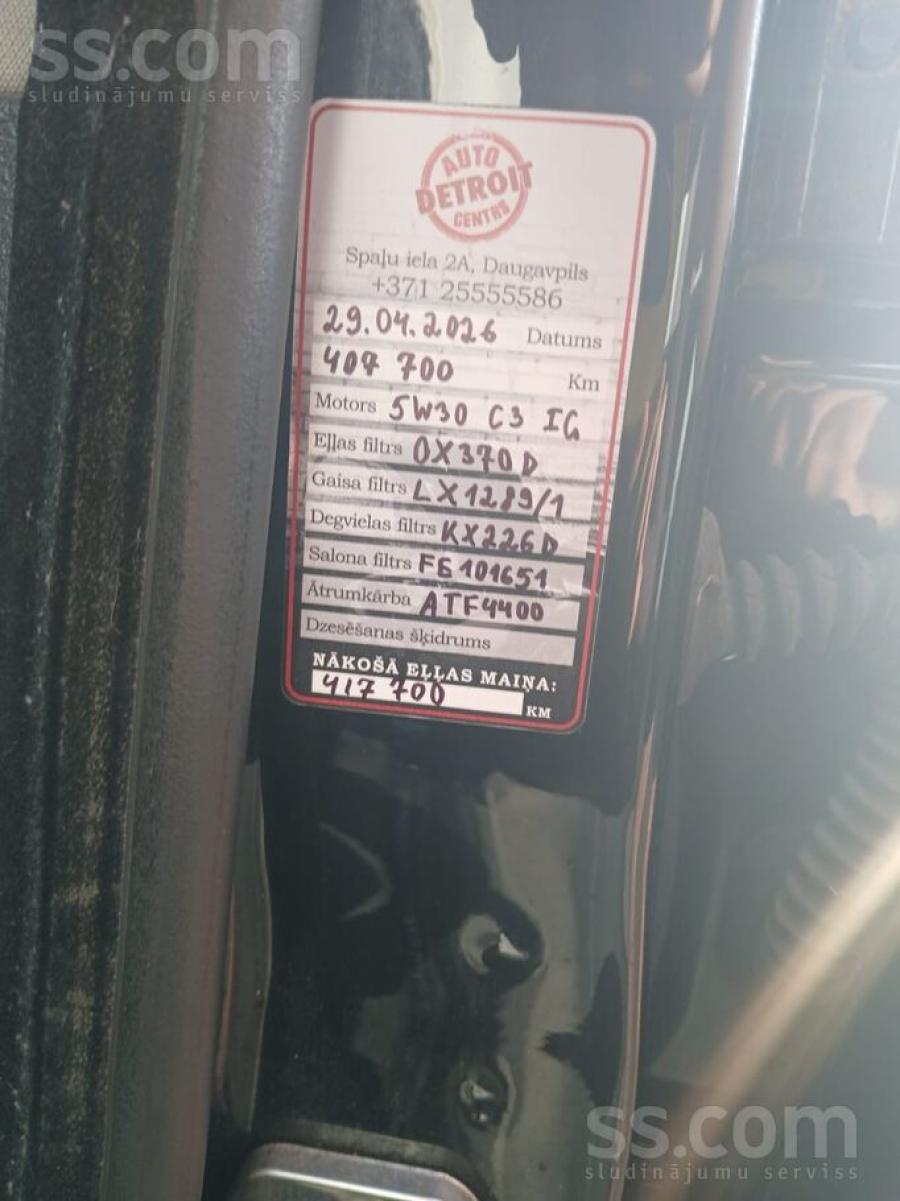 Balts Volvo XC90 2008 Daugavpils, ar dzinēja tilpumu 2.40 L un nobraukumu 411 tūkst. km par 5300 €, foto 22 vietnē AUTOMOTO.COM.LV