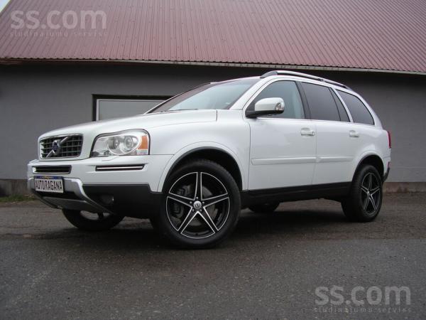 White Volvo XC90 2011 in Riga, with an engine capacity of 2.40 L and mileage of 0 thousand km for 10950 €, photo 2 on AUTOMOTO.COM.LV