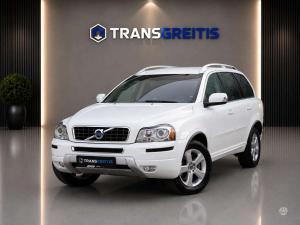 White Volvo XC90 2013 in Vilnius, with an engine capacity of 2.40 L and mileage of 252 thousand km for 11950 €, photo  on AUTOMOTO.COM.LV