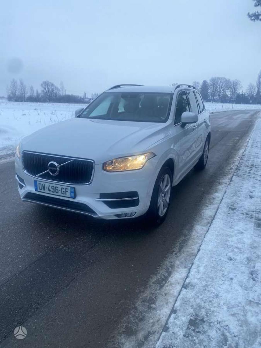 White Volvo XC90 2015 in Taurage, with an engine capacity of 1.97 L and mileage of 236 thousand km for 16400 €, photo 3 on AUTOMOTO.COM.LV