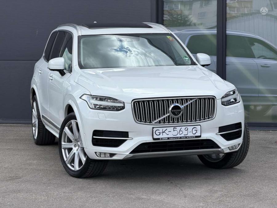 White Volvo XC90 2015 in Jonava, with an engine capacity of 1.97 L and mileage of 280 thousand km for 19999 €, photo 14 on AUTOMOTO.COM.LV