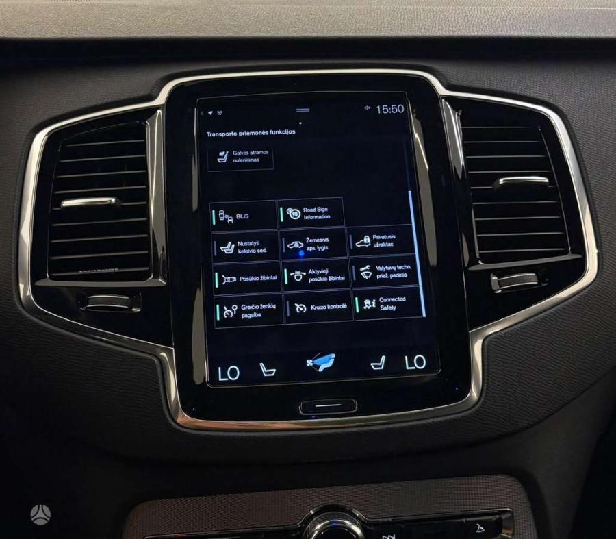 Balts Volvo XC90 2015 Marijampole, ar dzinēja tilpumu 1.97 L un nobraukumu 326 tūkst. km par 18950 €, foto 9 vietnē AUTOMOTO.COM.LV