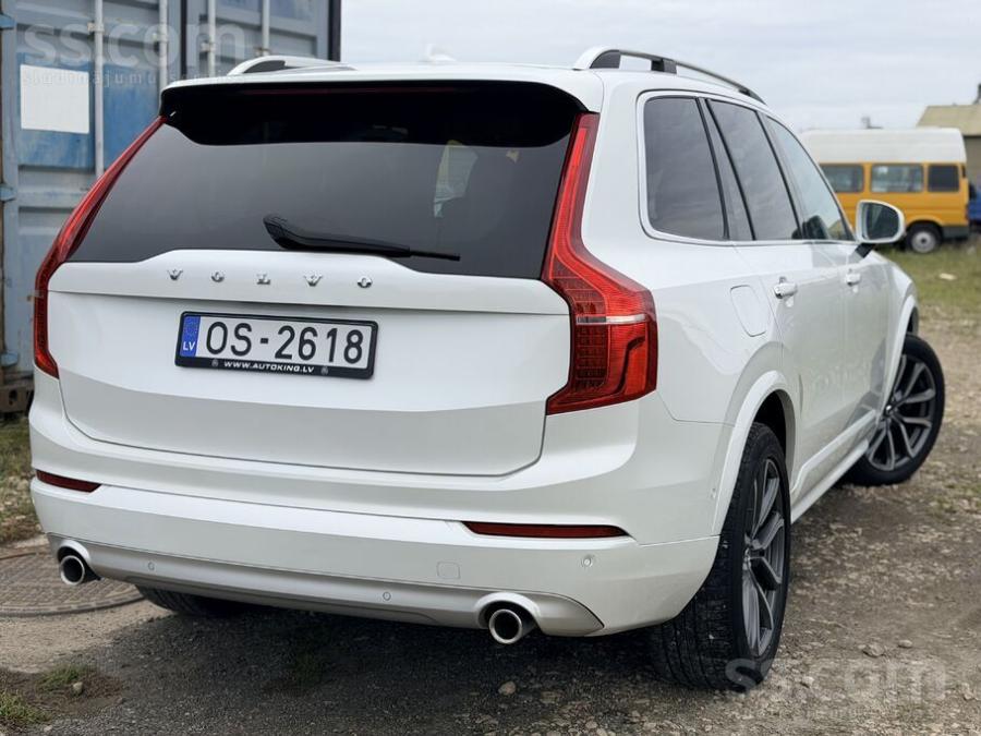 White Volvo XC90 2015 in Riga, with an engine capacity of 2.00 L and mileage of 253 thousand km for 18995 €, photo 5 on AUTOMOTO.COM.LV