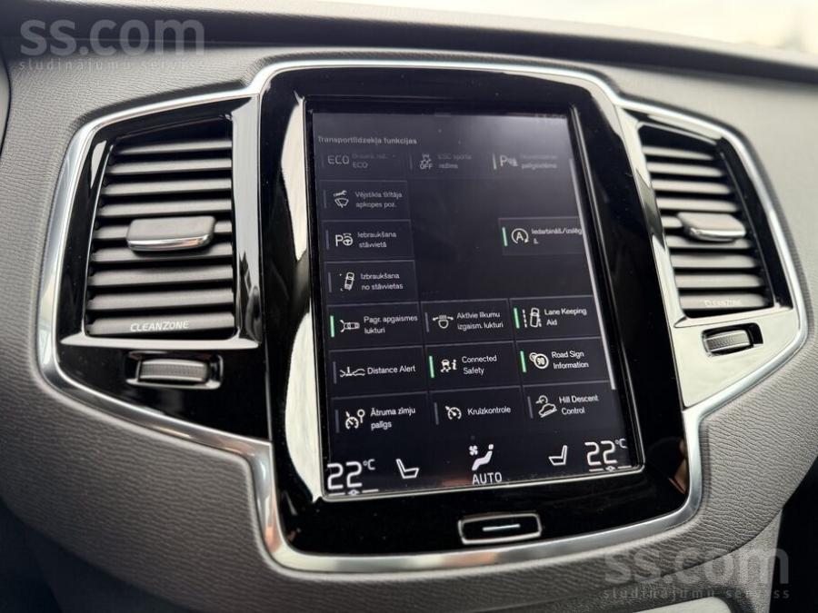 White Volvo XC90 2015 in Riga, with an engine capacity of 2.00 L and mileage of 253 thousand km for 18995 €, photo 22 on AUTOMOTO.COM.LV