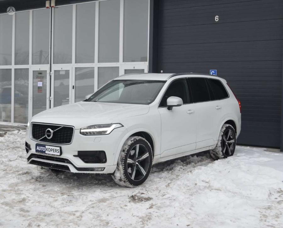 Balts Volvo XC90 2016 Kauņa, ar dzinēja tilpumu 1.97 L un nobraukumu 230 tūkst. km par 19500 €, foto 1 vietnē AUTOMOTO.COM.LV