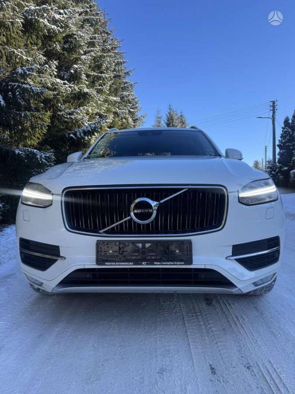 White Volvo XC90 2016 in Alytus, with an engine capacity of 1.97 L and mileage of 189 thousand km for 17500 €, photo 2 on AUTOMOTO.COM.LV