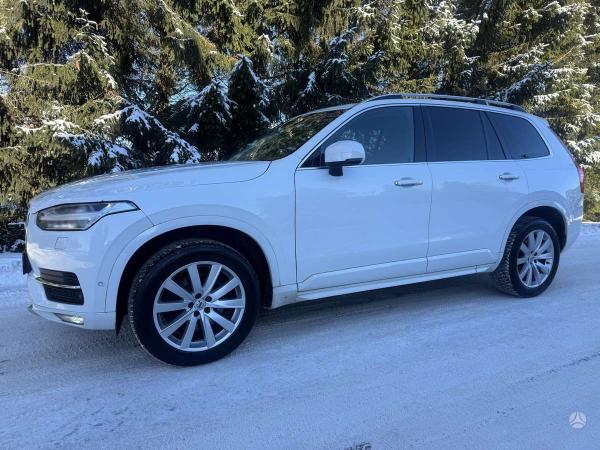 White Volvo XC90 2016 in Alytus, with an engine capacity of 1.97 L and mileage of 189 thousand km for 17500 €, photo 3 on AUTOMOTO.COM.LV