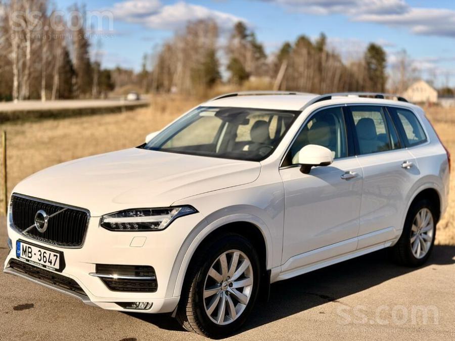 White Volvo XC90 2016 in Ogre, with an engine capacity of 2.00 L and mileage of 210 thousand km for 19500 €, photo 3 on AUTOMOTO.COM.LV