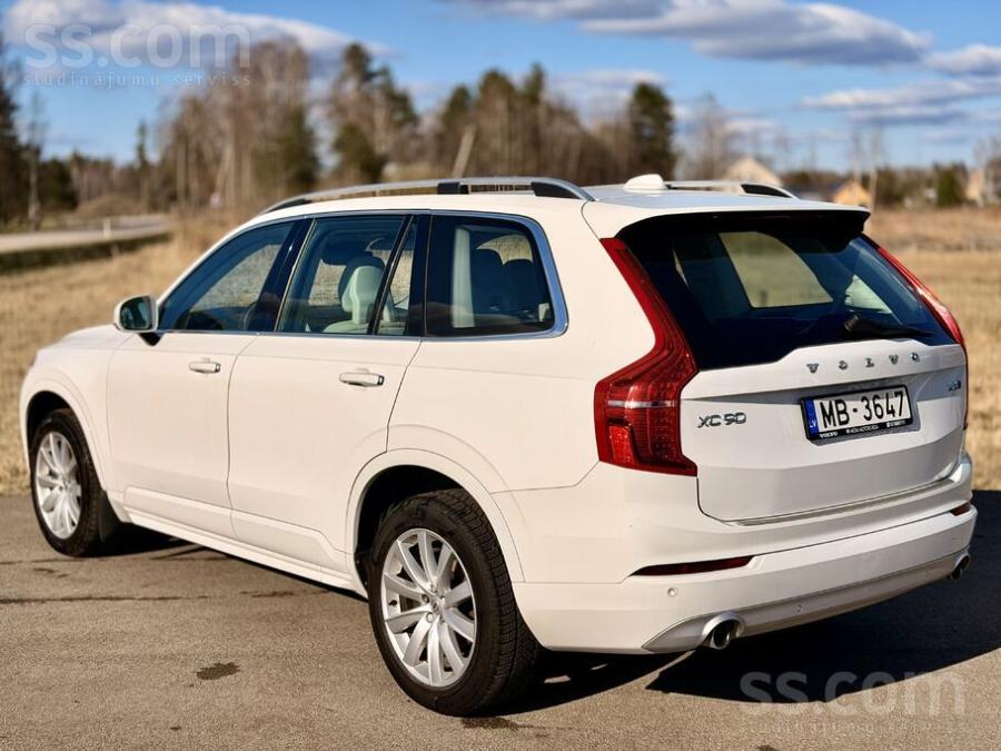 White Volvo XC90 2016 in Ogre, with an engine capacity of 2.00 L and mileage of 210 thousand km for 19500 €, photo 4 on AUTOMOTO.COM.LV