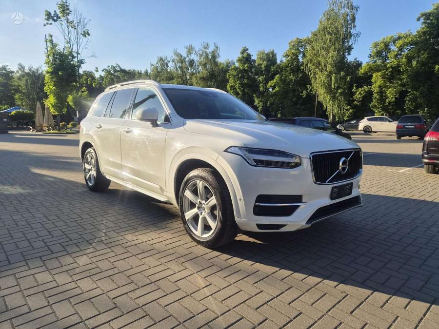 White Volvo XC90 2016 in Birstonas, with an engine capacity of 1.97 L and mileage of 185 thousand km for 17700 €, photo 16 on AUTOMOTO.COM.LV