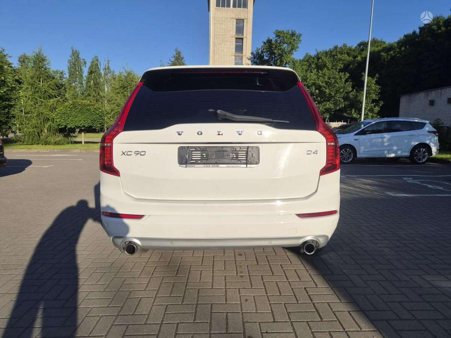 White Volvo XC90 2016 in Birstonas, with an engine capacity of 1.97 L and mileage of 185 thousand km for 17700 €, photo 21 on AUTOMOTO.COM.LV